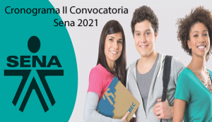 Cronograma II convocatoria SENA 2021 - Estudios presenciales
