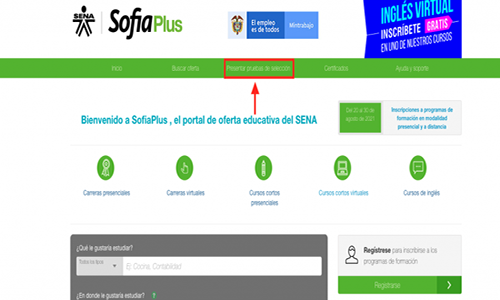 Pruebas del Sena 2022 - sena-sofiplus.co